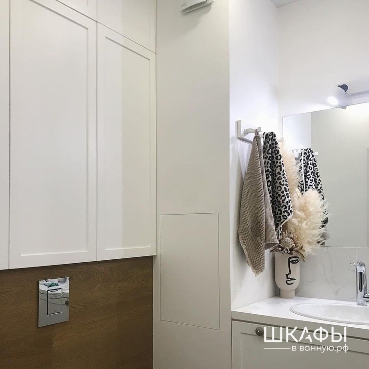 Шкафы в ванную комнату на заказ