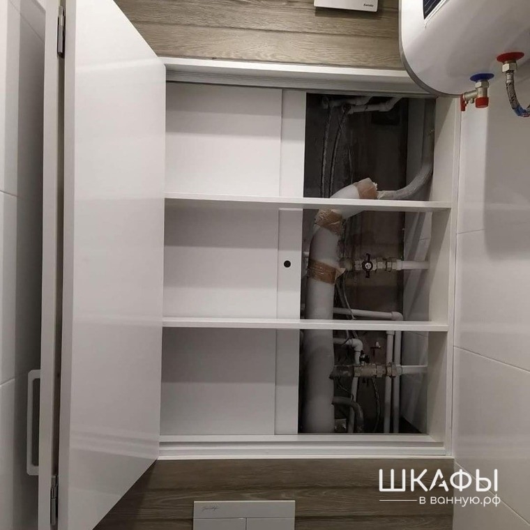 Шкаф над инсталляцией на заказ